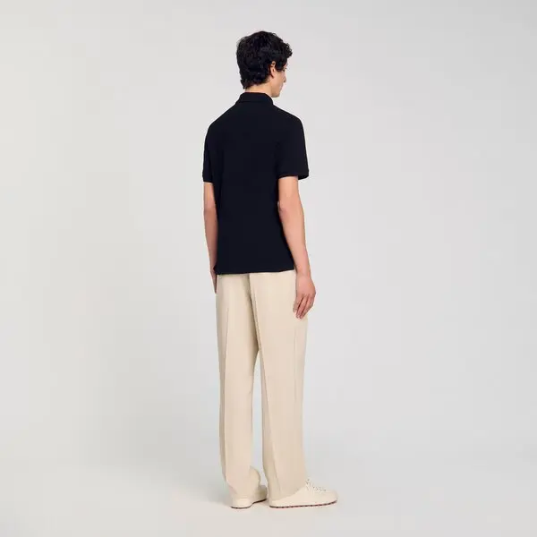 Sandro Cotton Polo Shirt