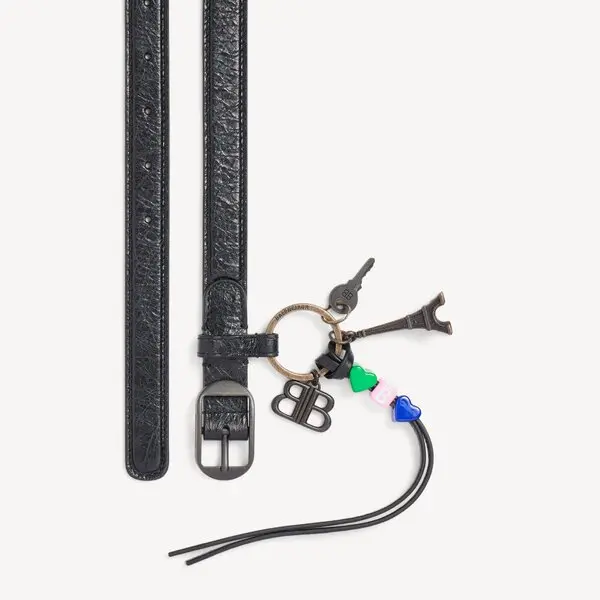 Balenciaga Le City Belt With Charms - Black