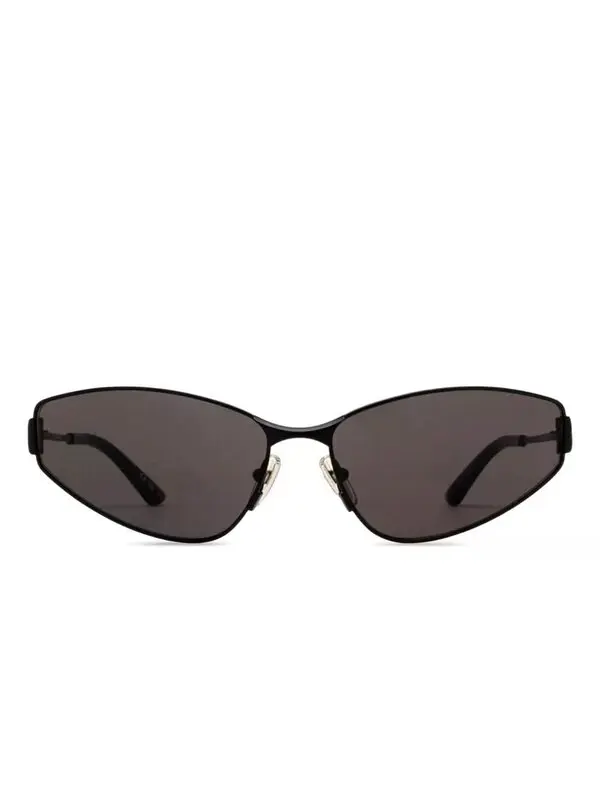 Balenciaga 90s Oval-frame Sunglasses - Black