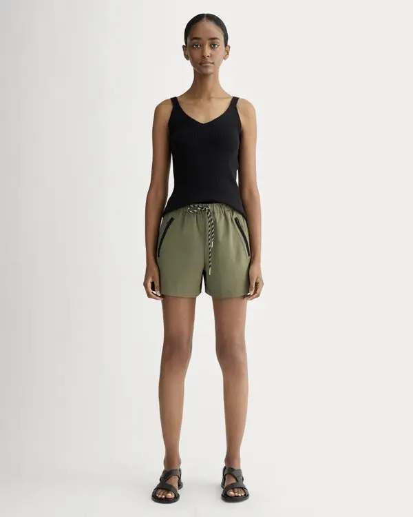 Everlane Anywhere Barrel Short - Olive