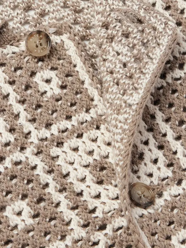 Altea Crocheted Cotton Shirt