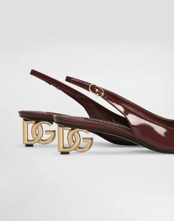 Dolce & Gabbana Patent Leather Slingbacks