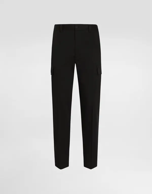 Dolce & Gabbana Cotton Gabardine Cargo Pants