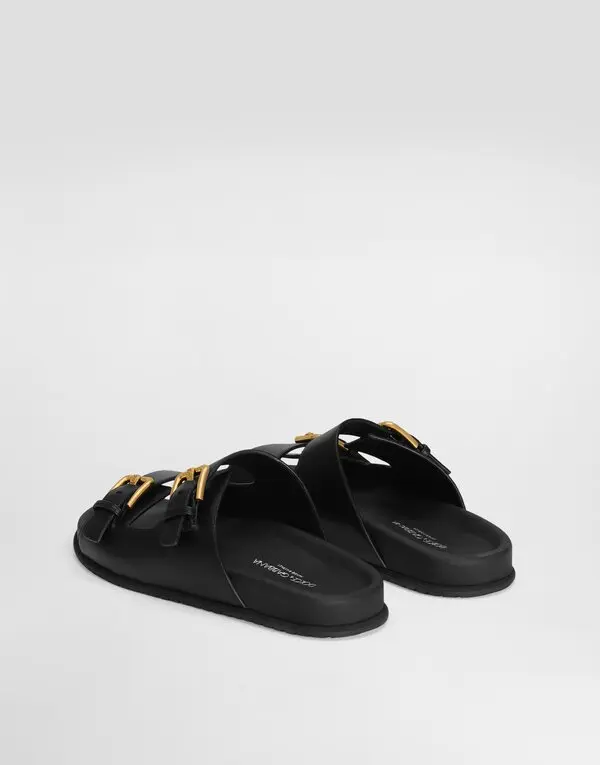 Dolce & Gabbana Calfskin Sliders