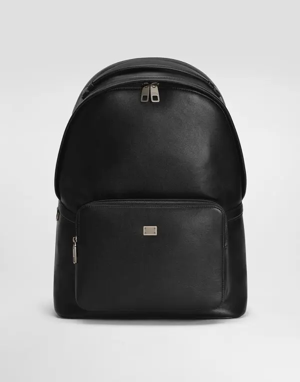 Dolce & Gabbana Calfskin Roma Backpack - Black