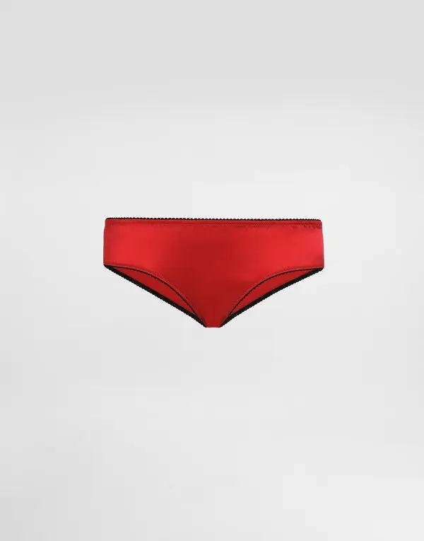 Dolce & Gabbana Satin Panties - Red