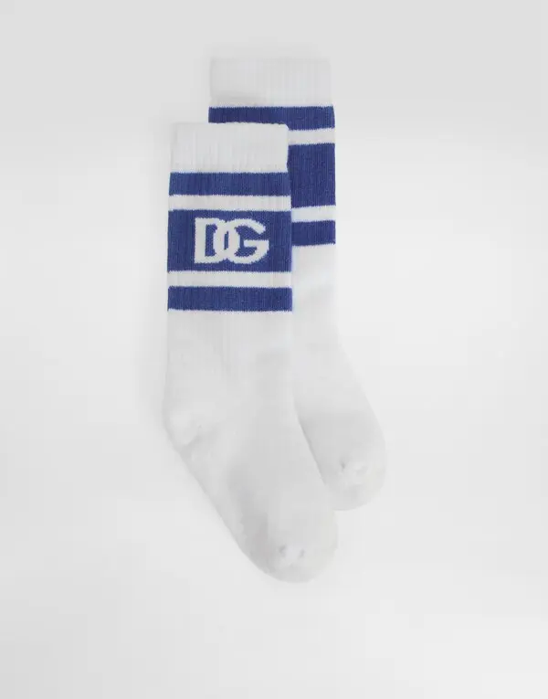 Dolce & Gabbana Terry Socks With Dg Logo