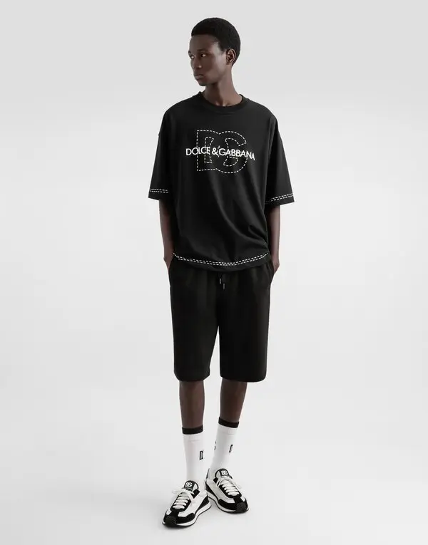 Dolce & Gabbana Cotton Jersey Jogging Shorts