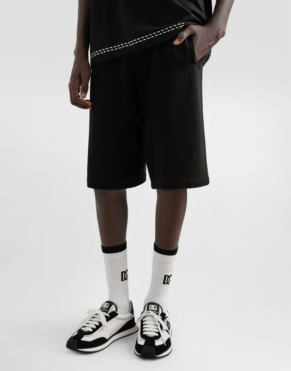 Dolce & Gabbana Cotton Jersey Jogging Shorts