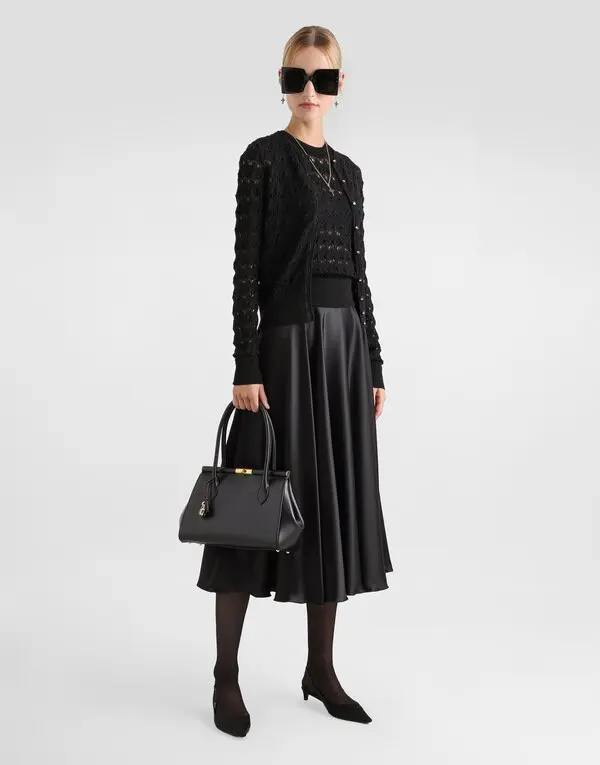 Dolce & Gabbana Silk Satin Circle Skirt