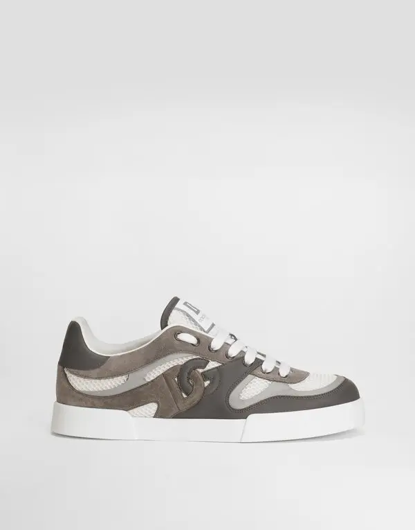 Dolce & Gabbana Calfskin Strobel Portofino Light Sneakers - Multicolor