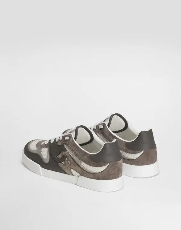 Dolce & Gabbana Calfskin Strobel Portofino Light Sneakers - Multicolor