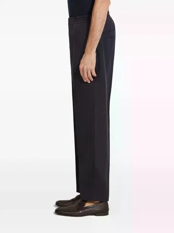 Zegna Oasi Lino Trousers - Blue