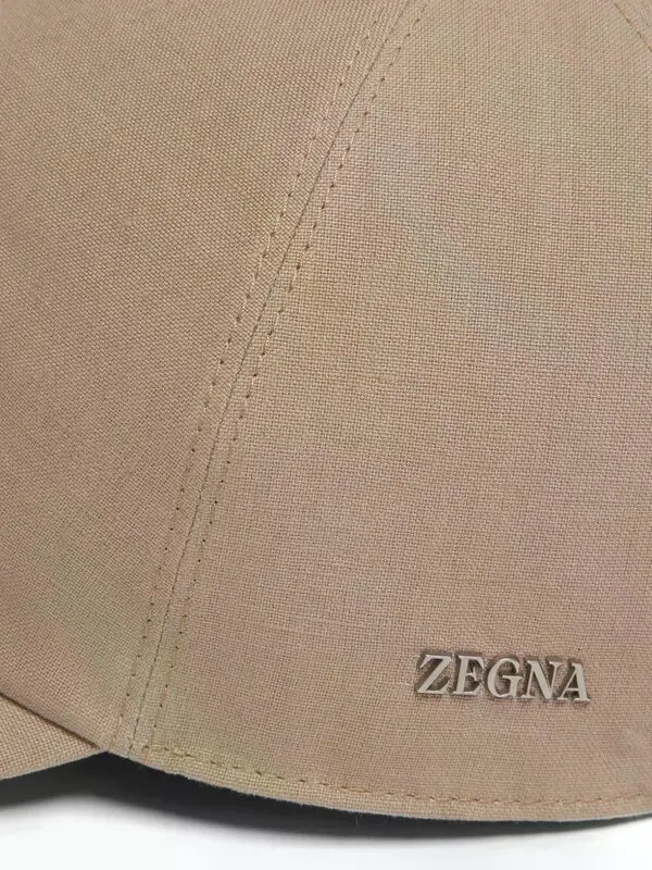 Zegna Oasi Lino Baseball Cap - Neutrals