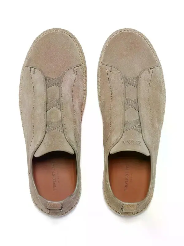 Zegna Triple Stitch Espadrilles - Neutrals