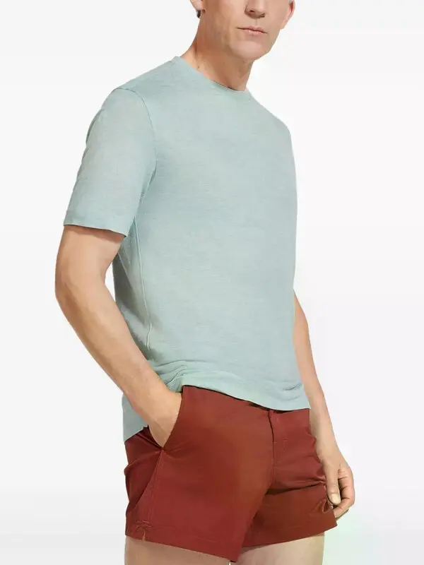 Zegna Oasi Lino T-shirt - Blue
