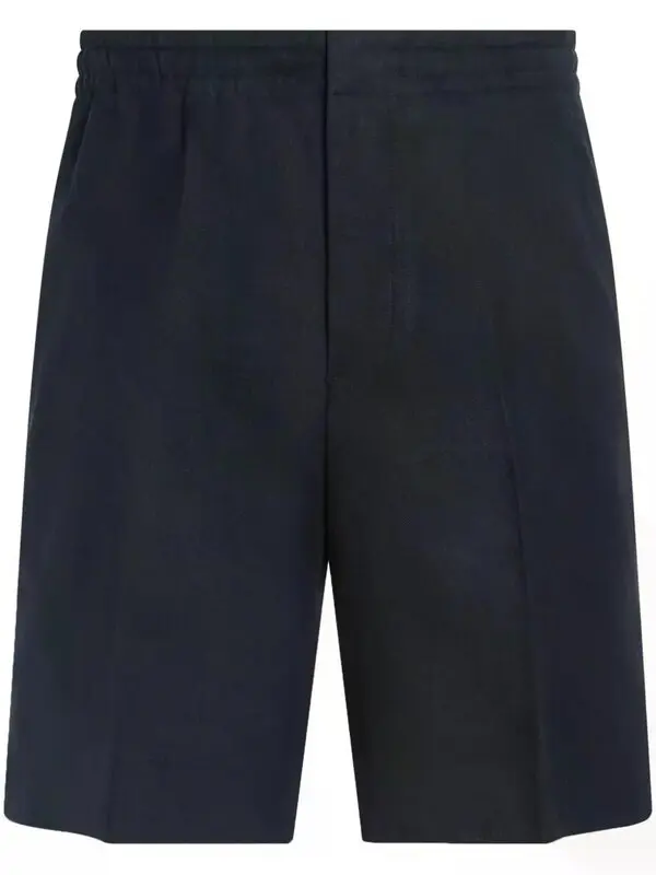 Zegna Oasi Lino Shorts - Blue