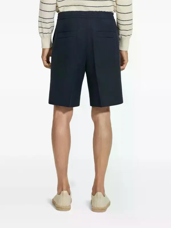 Zegna Oasi Lino Shorts - Blue
