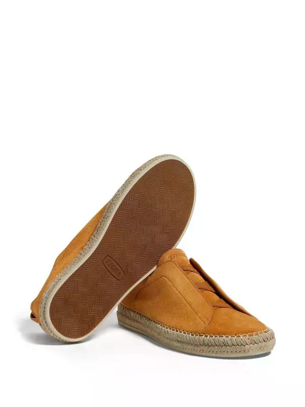 Zegna Triple Stitch Espadrilles - Orange