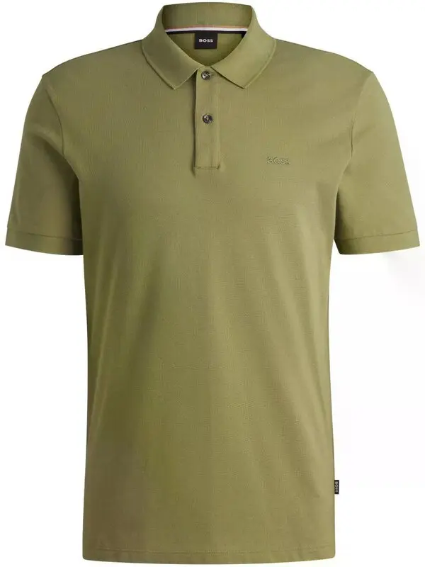 BOSS Cotton Polo Shirt - Green