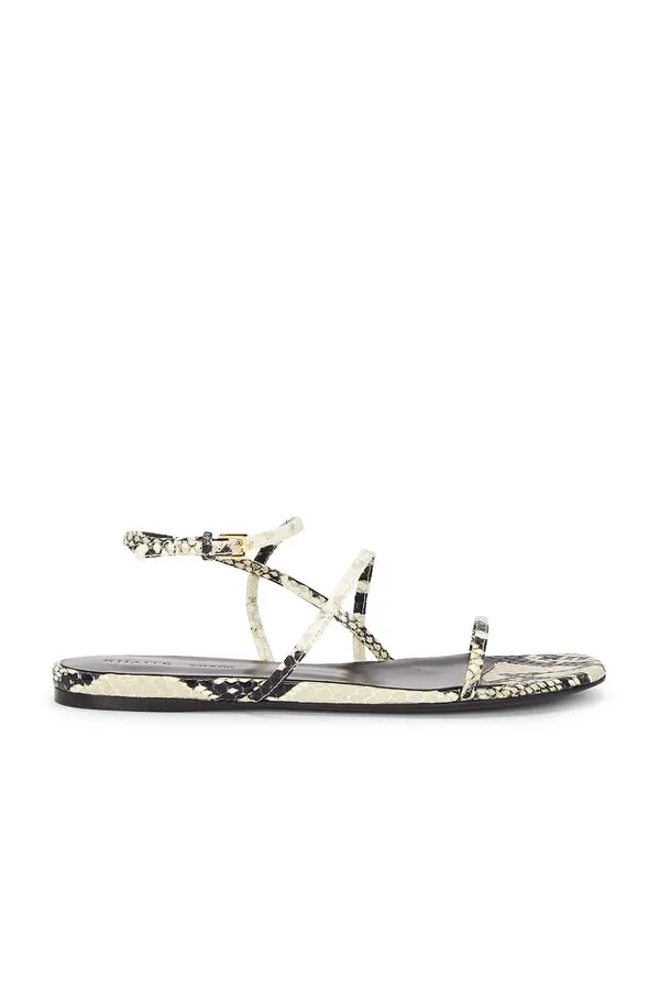 Khaite Loop Flat Sandal - Natural