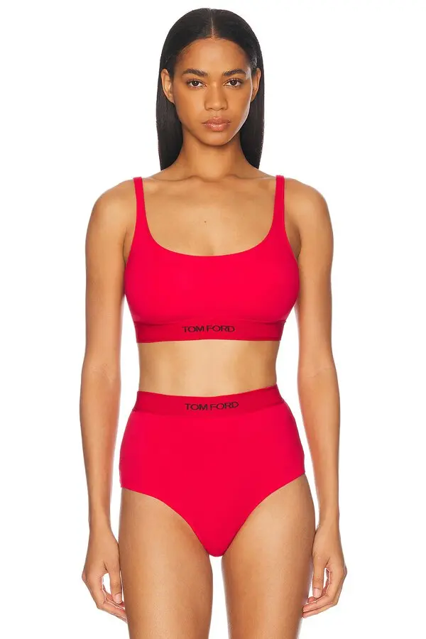 TOM FORD Modal Signature Bralette - Scarlet