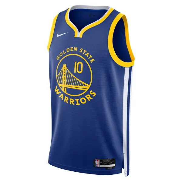 Nike Golden State Warriors Icon Edition Dri-fit Nba Swingman Jersey - Blue