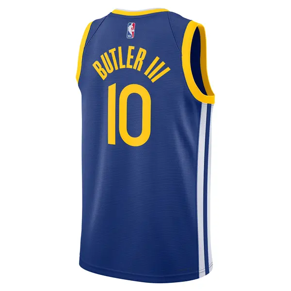 Nike Golden State Warriors Icon Edition Dri-fit Nba Swingman Jersey - Blue