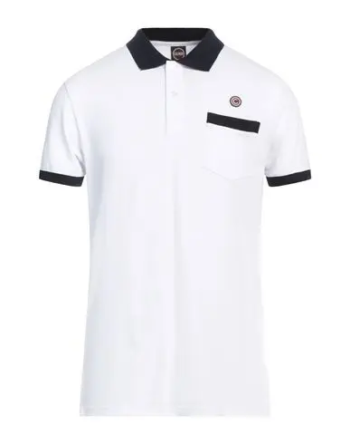 COLMAR Polo Shirt Size Cotton, Elastane - White