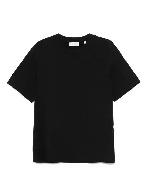 FRAME Cotton T-shirt - Black