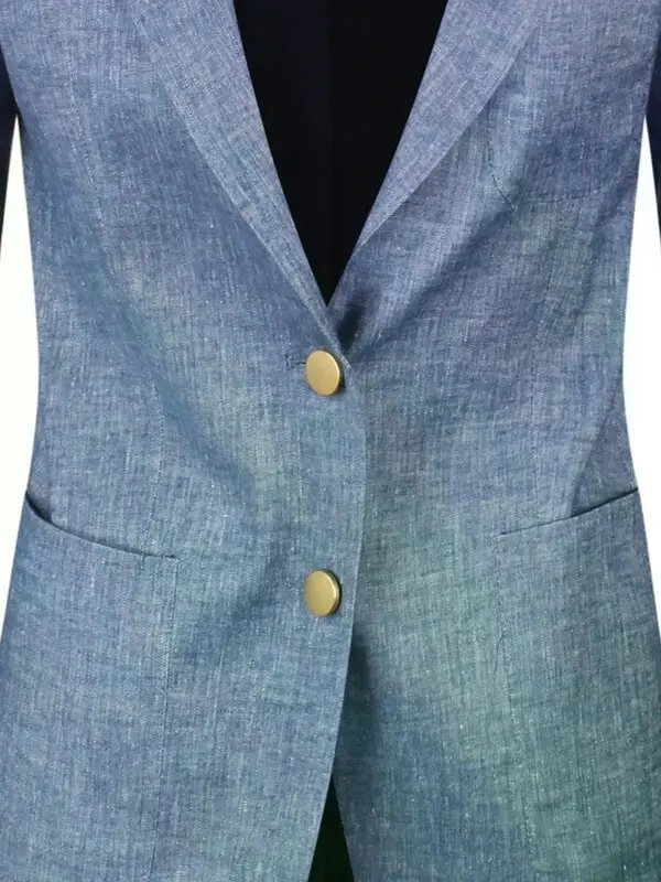 Tagliatore Single-breasted Blazer - Blue