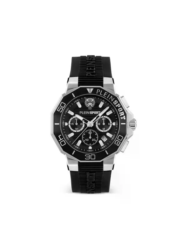 PLEIN SPORT 46mm Chronograph Watch - Black
