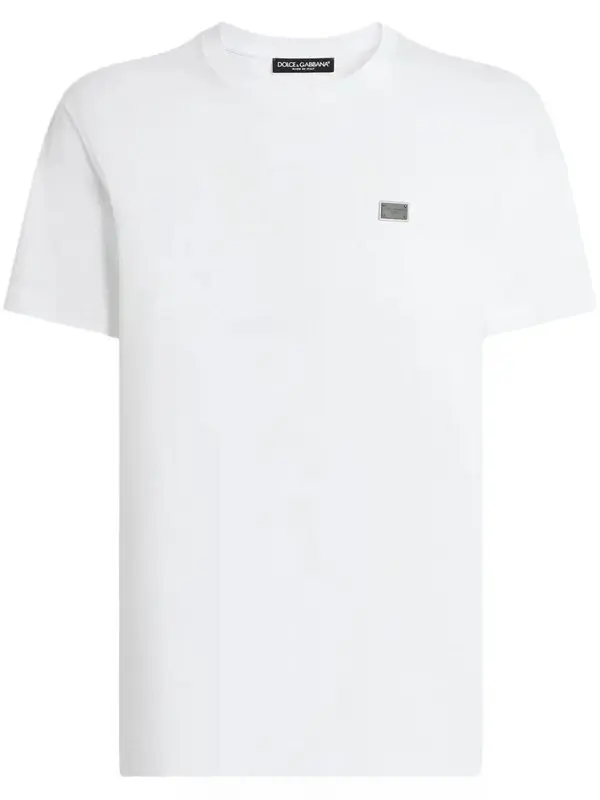 Dolce & Gabbana Logo Plaque T-shirt - White