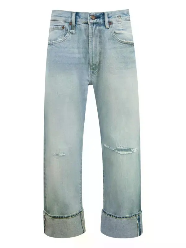 R13 Cuffed X-boyfriend Jeans