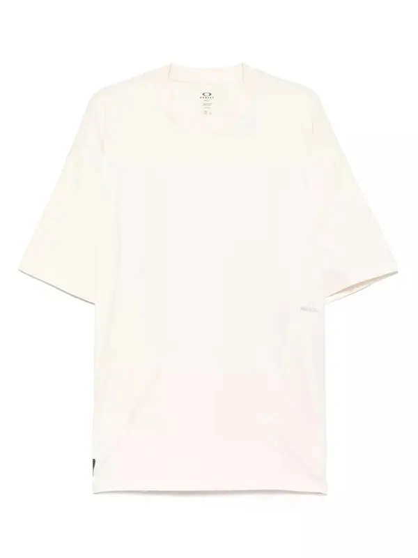 Oakley Logo-embroidered T-shirt - Neutrals