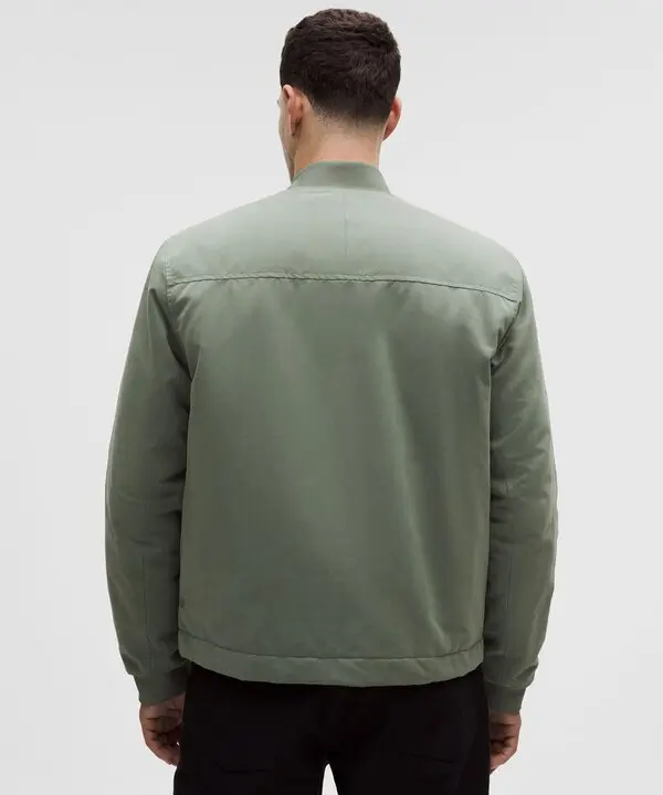 Lululemon Insulated Cotton-blend Bomber Jacket