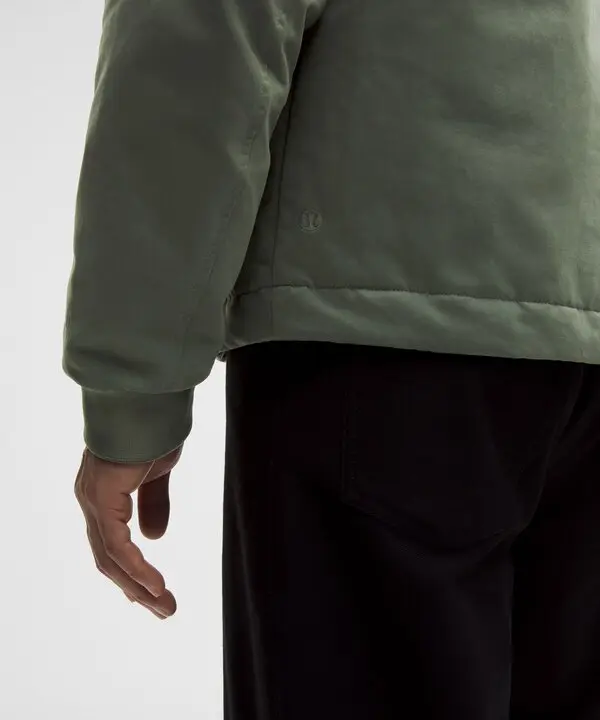 Lululemon Insulated Cotton-blend Bomber Jacket
