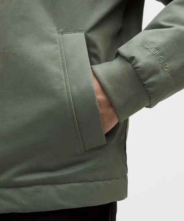 Lululemon Insulated Cotton-blend Bomber Jacket