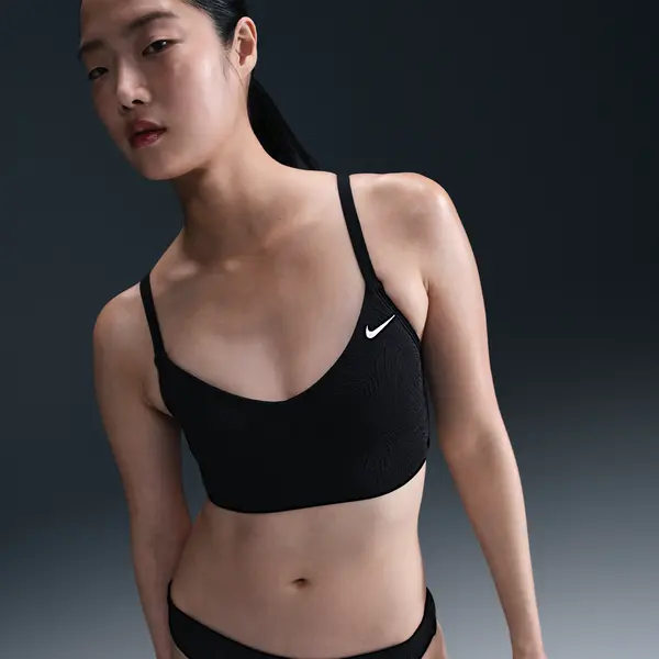 Nike Water Texture V-neck Midkini - Black
