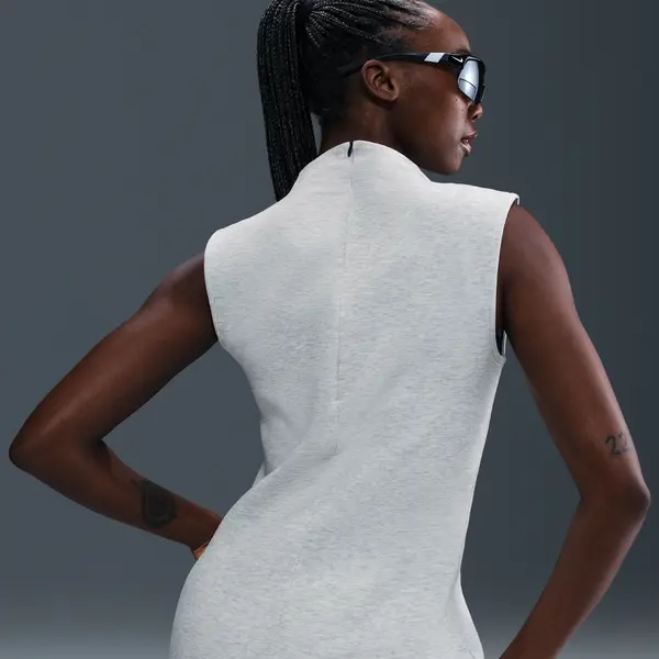 Nike Sportswear Tech Fleece Slim Maxi Tank Top Dress In Grey - 30% Off |  Editorialist