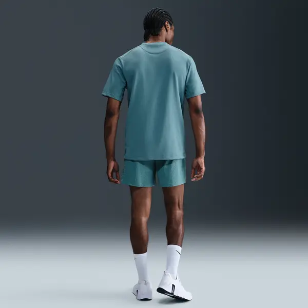 Nike Dri-fit Seersucker Short-sleeve Versatile Top - Blue