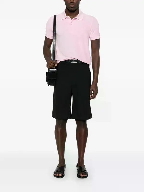 TOM FORD Towelling Polo Shirt - Pink