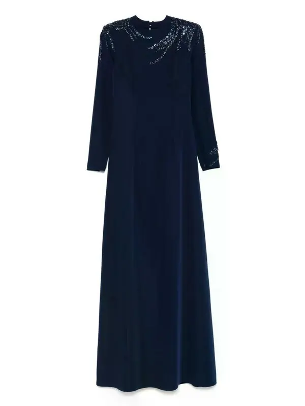 CRISTALLINI Nemesis Maxi Dress - Blue