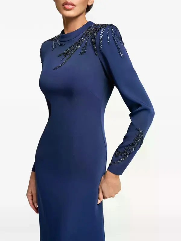 CRISTALLINI Nemesis Maxi Dress - Blue