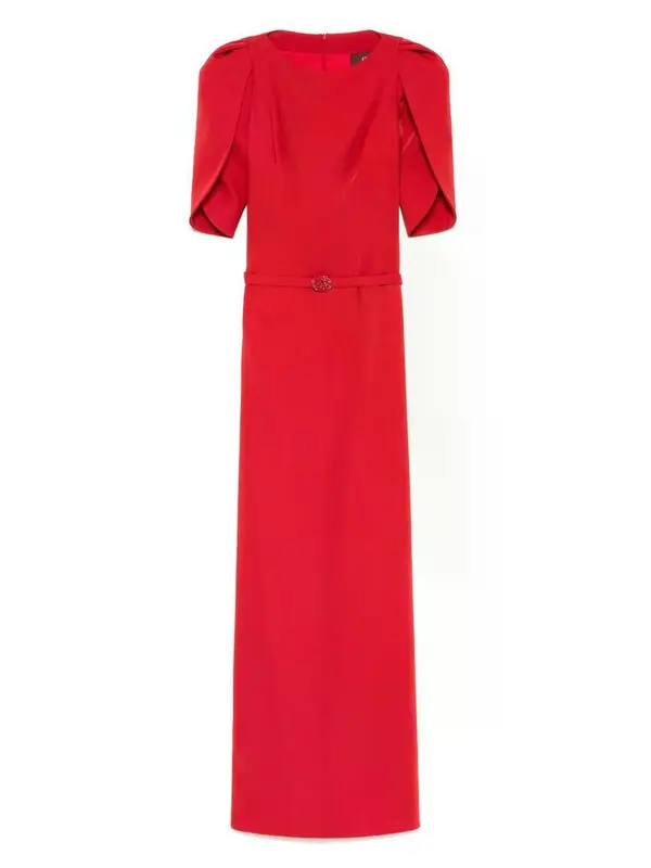 CRISTALLINI Blanca Maxi Dress - Red