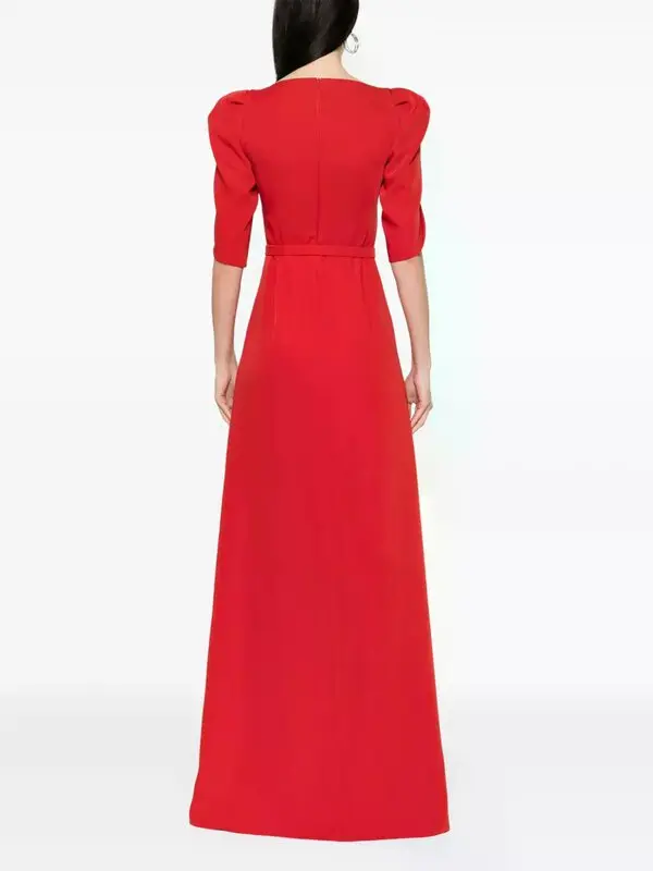 CRISTALLINI Blanca Maxi Dress - Red
