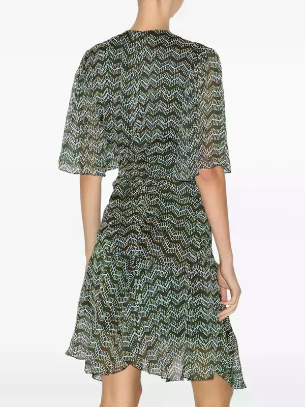 MARANT ETOILE Vivienne Printed Mini Dress