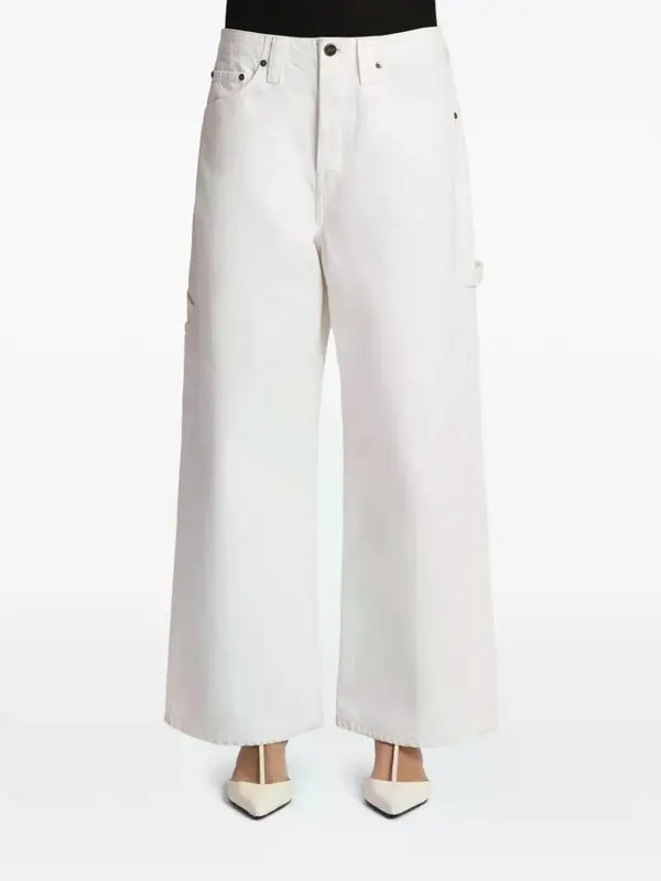 Khaite Sowen Jeans - White