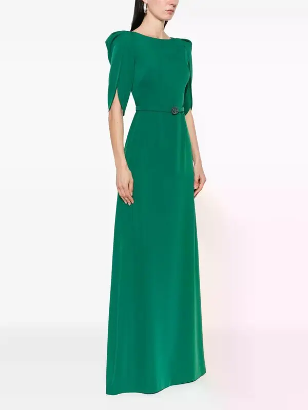 CRISTALLINI Blanca Maxi Dress - Green