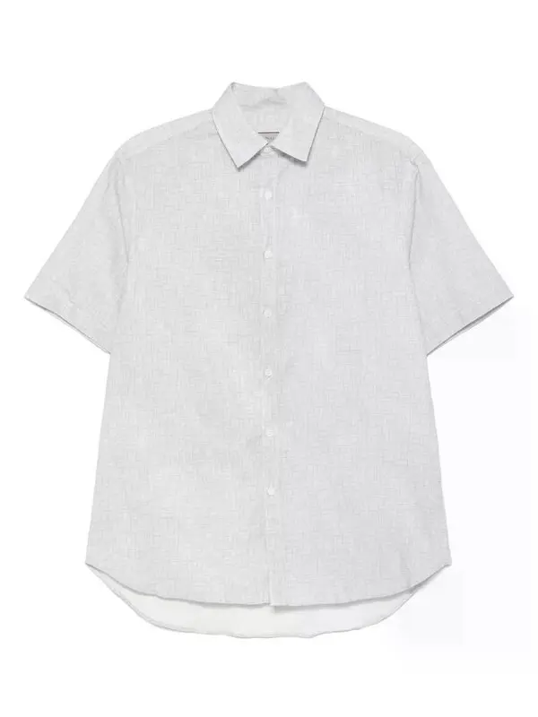 Canali Printed Shirt - Grey